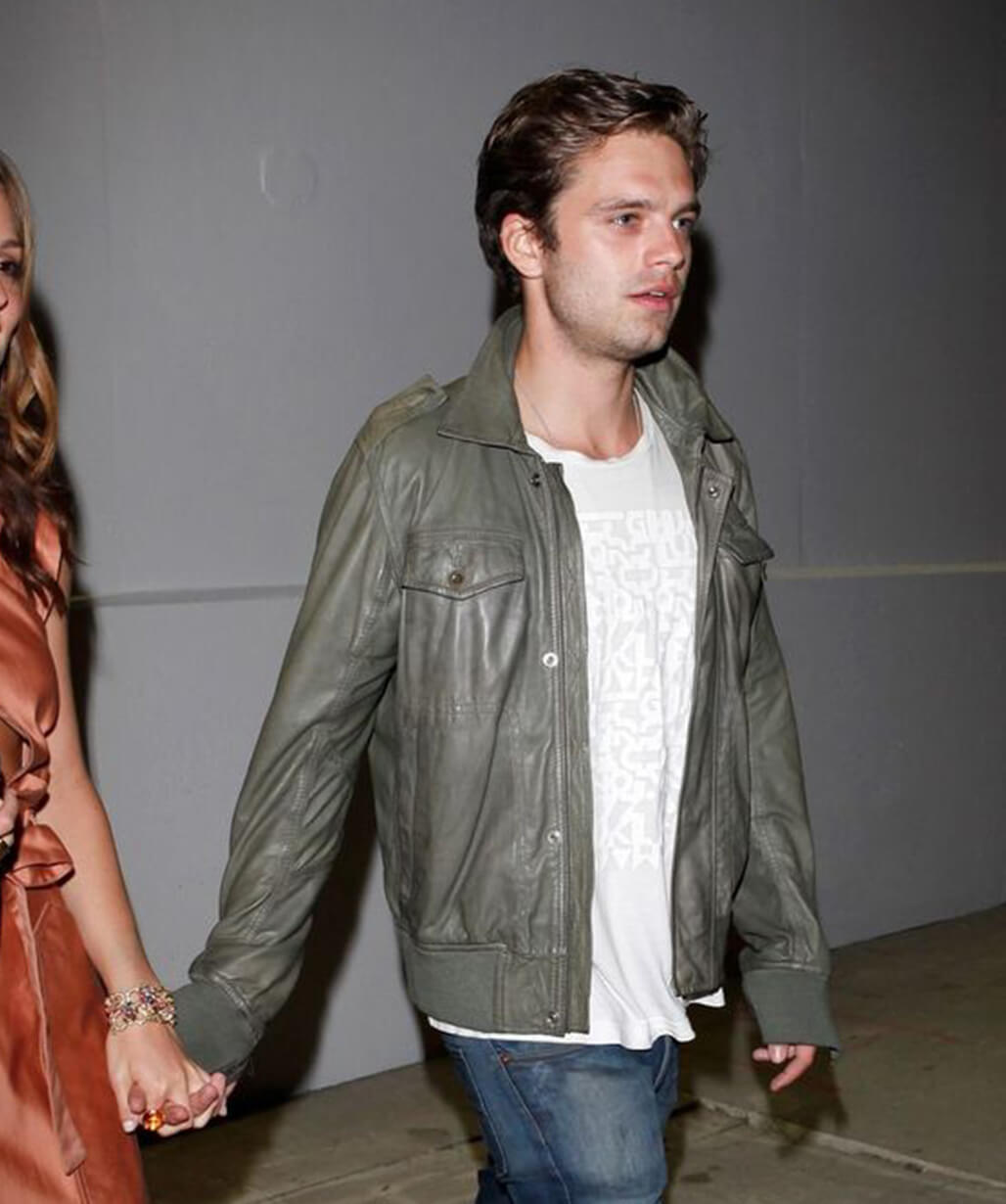 Sebastian Stan Gossip Girl Carter Baizen Leather Jacket - USA Leather ...