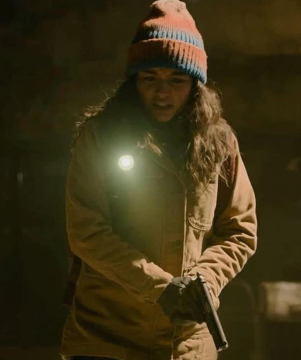 Isabela Merced The Last of Us Dina Brown Cotton Jacket - USA Leather ...