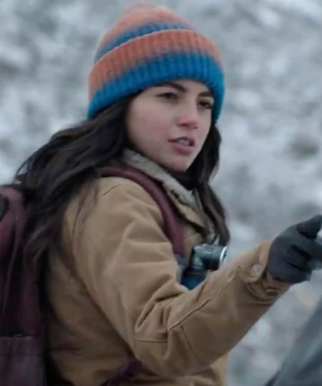 Isabela Merced The Last of Us Dina Brown Cotton Jacket - USA Leather ...