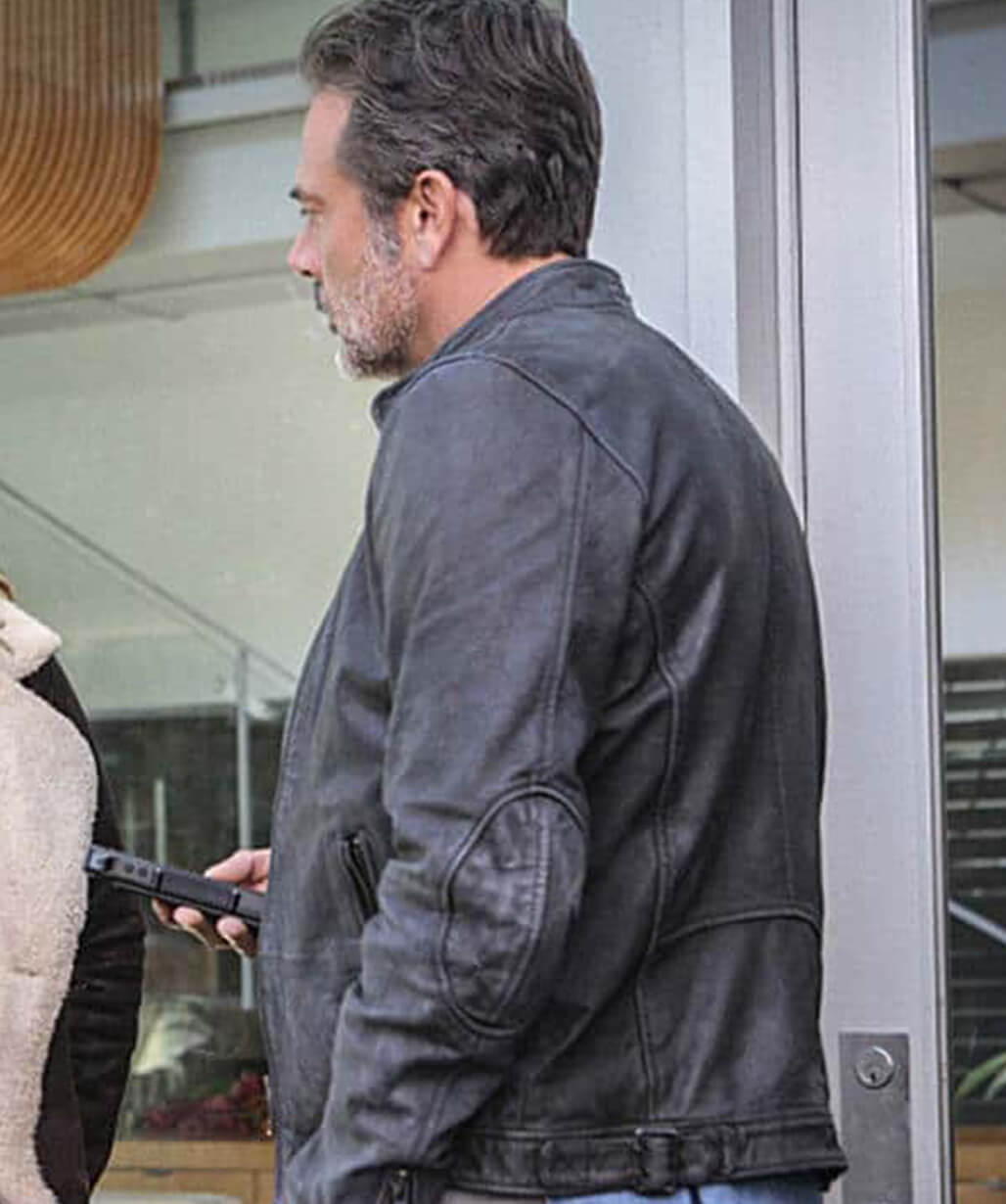 Jeffrey Dean Morgan Extant 2014 Jd Ritcher Leather Jacket