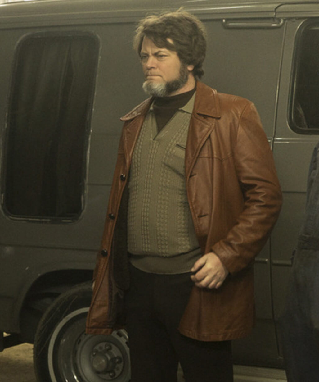 Karl Weathers Fargo Brown Leather Coat