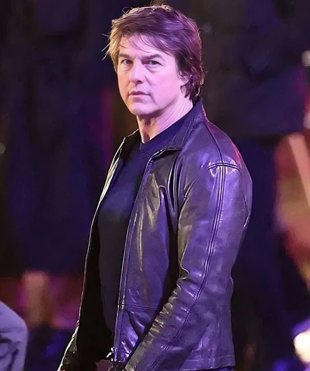 Mission Impossible – The Final Reckoning 2025 Tom Cruise Black Leather ...