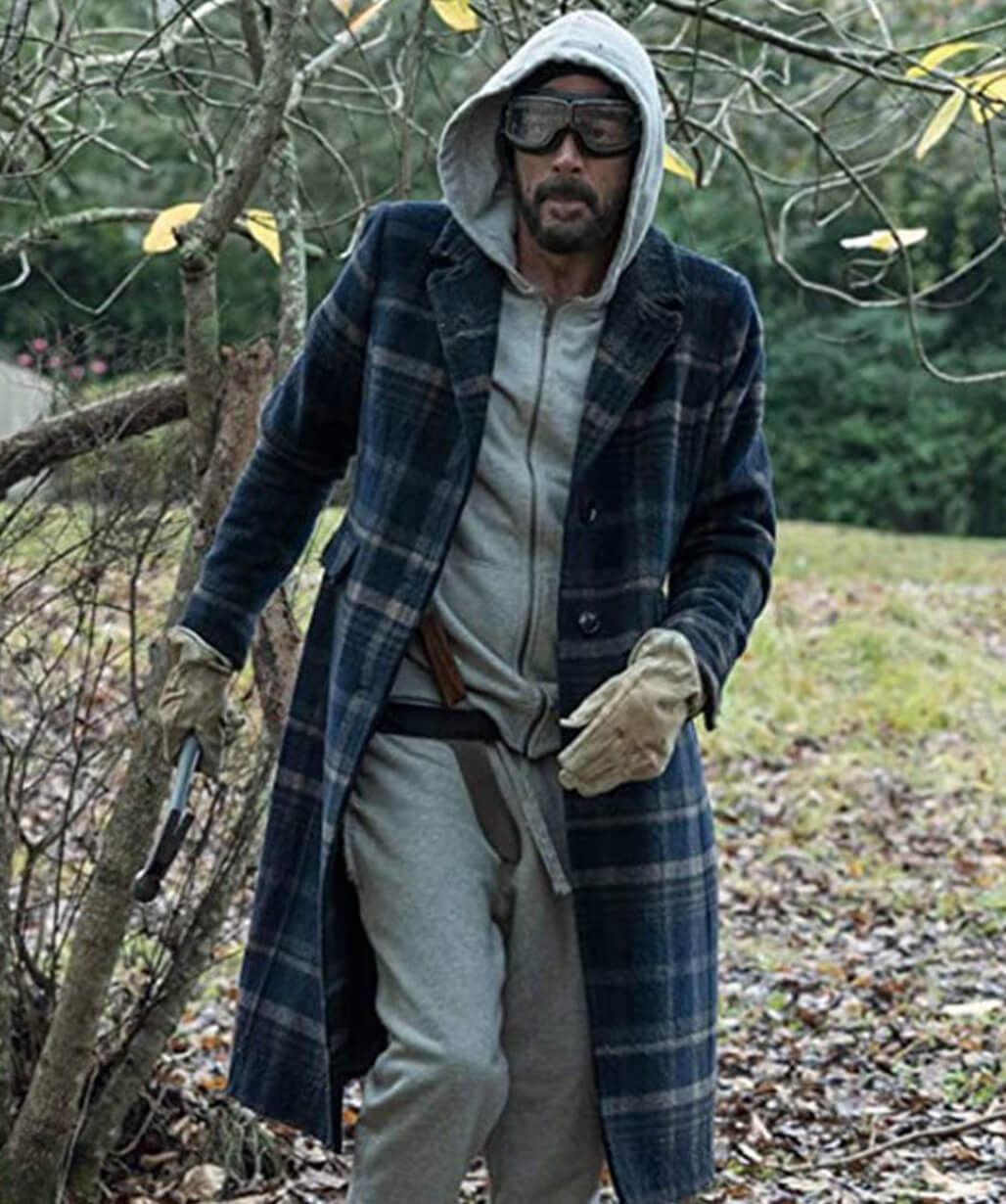 The Walking Dead S10 Negan Smith Plaid Coat