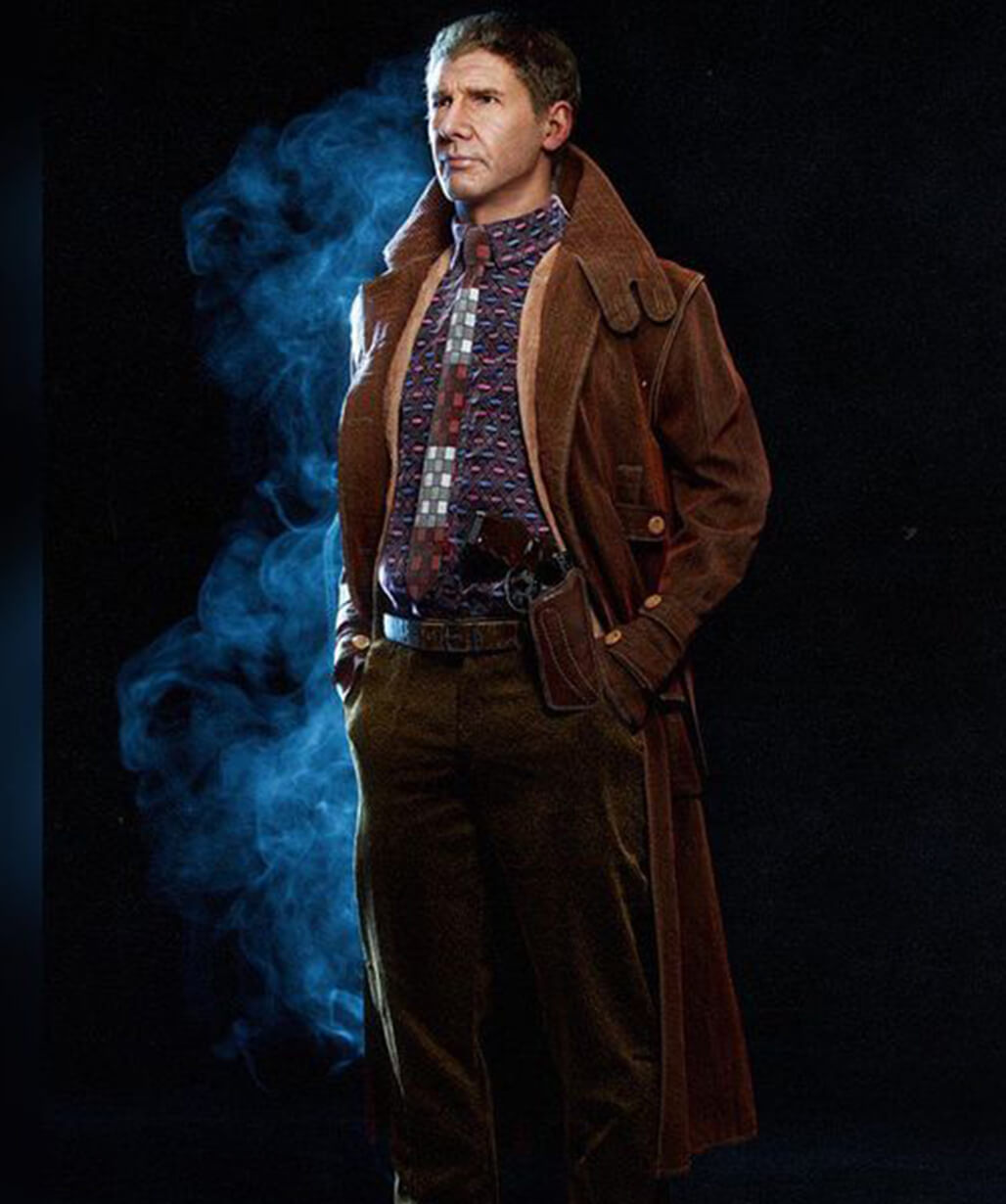 Rick Deckard Blade Runner Brown Coat - USA Leather Factory