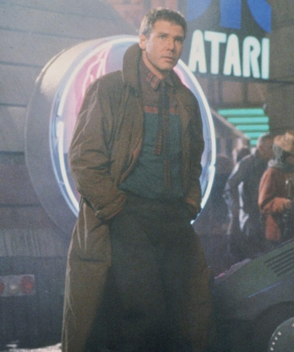 Rick Deckard Blade Runner Brown Coat - USA Leather Factory