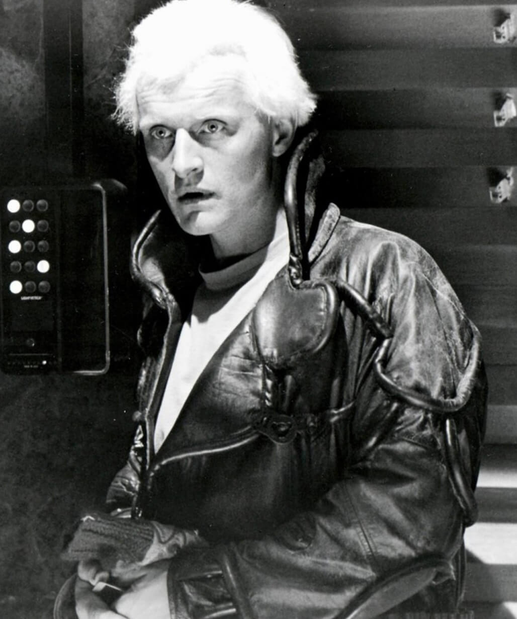 Roy Batty Blade Runner Black Trench Leather Coat - USA Leather Factory