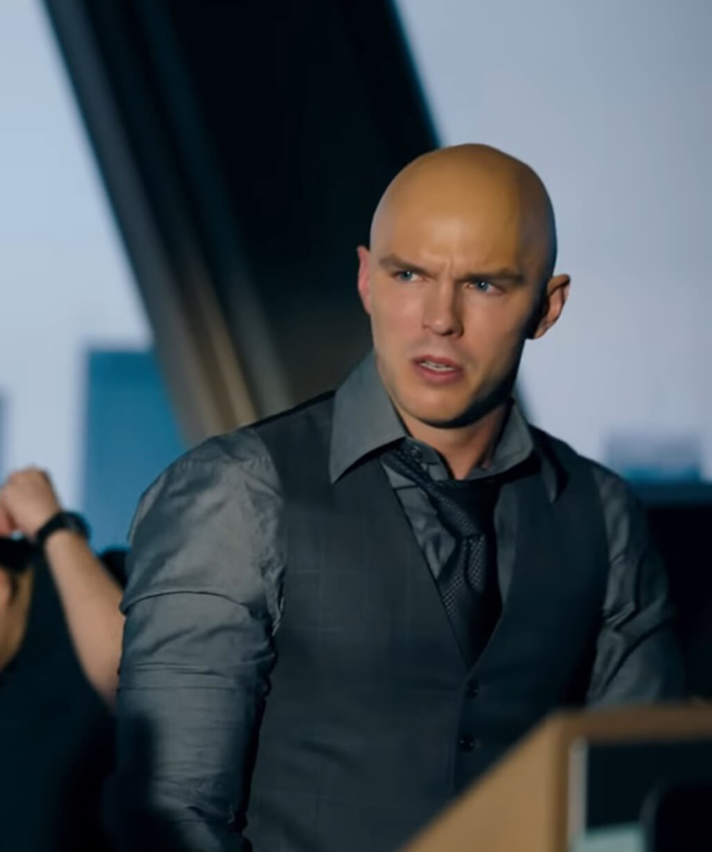 Nicholas Hoult Superman 2025 Lex Luthor Grey Vest