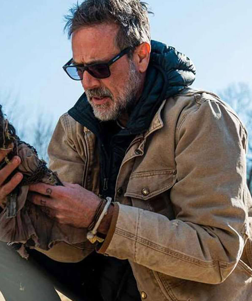 Jeffrey Dean Morgan The Unholy Gerry Fenn Cotton Jacket