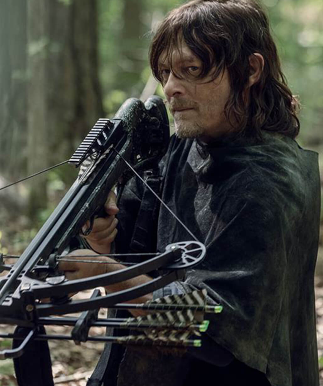 Norman Reedus The Walking Dead: Daryl Dixon S03 Black Poncho