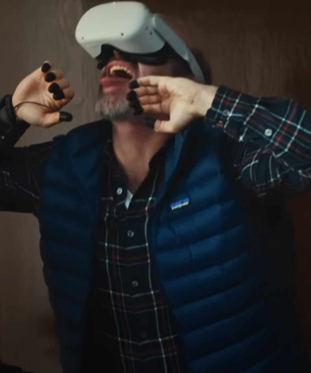 Tom Segura Bad Thoughts 2025 Blue Puffer Vest