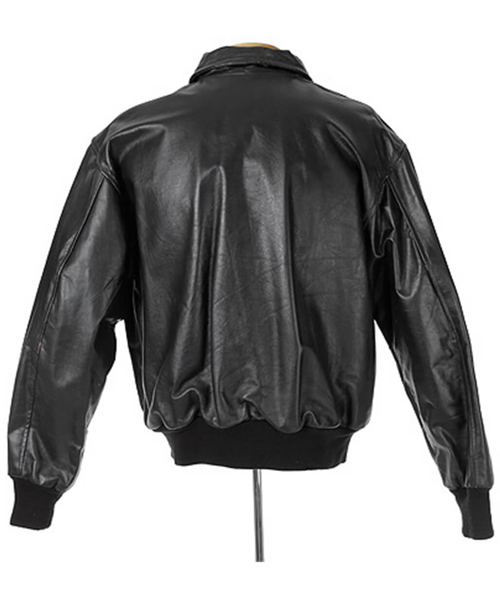 Val Kilmer Batman Forever Black Leather Jacket