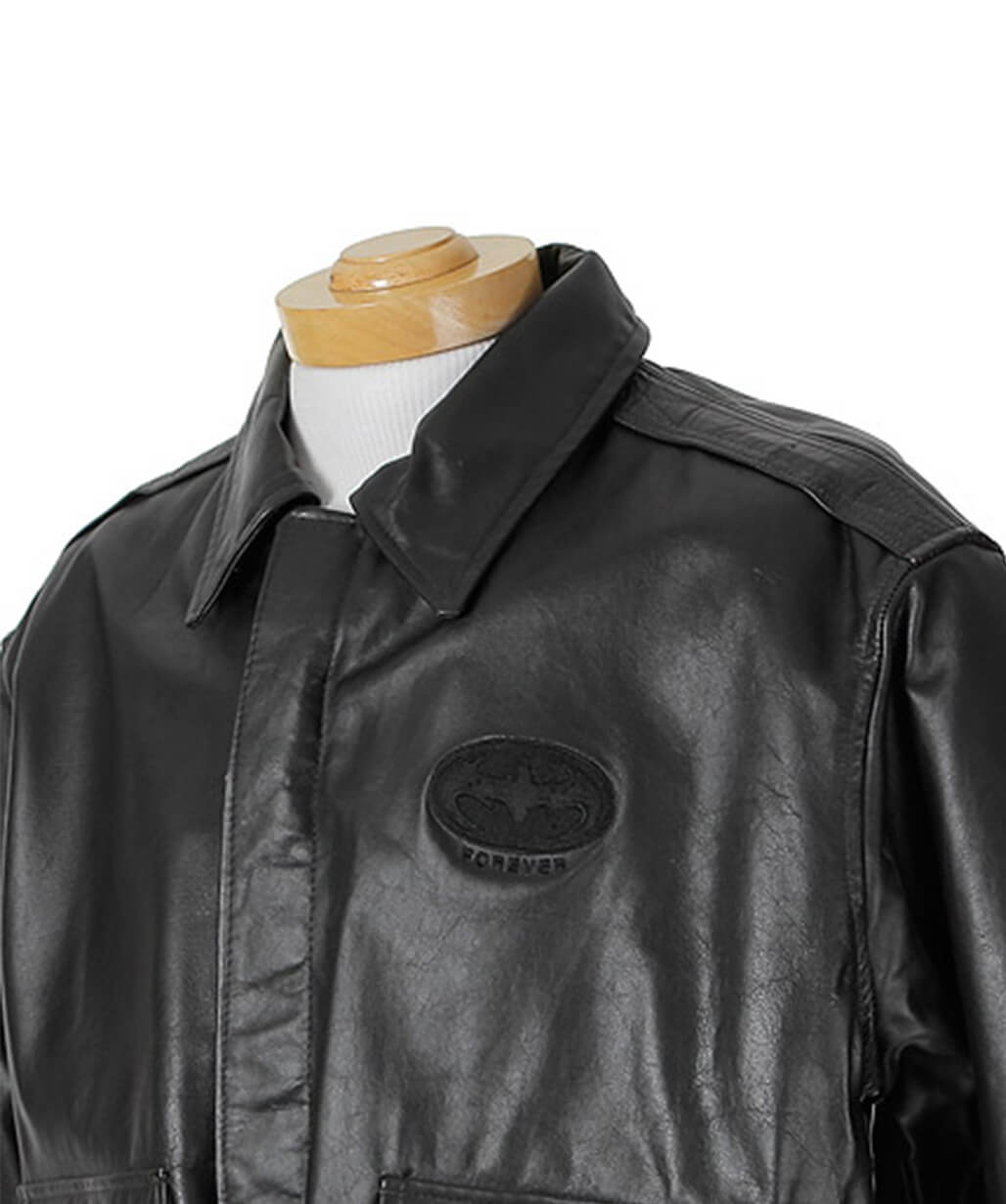 Val Kilmer Batman Forever Black Leather Jacket