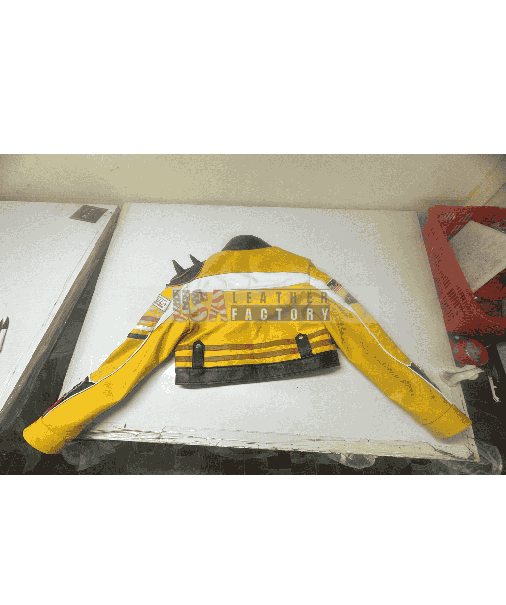 Arden Cho Rumi KPop Demon Hunters Yellow Leather Jacket