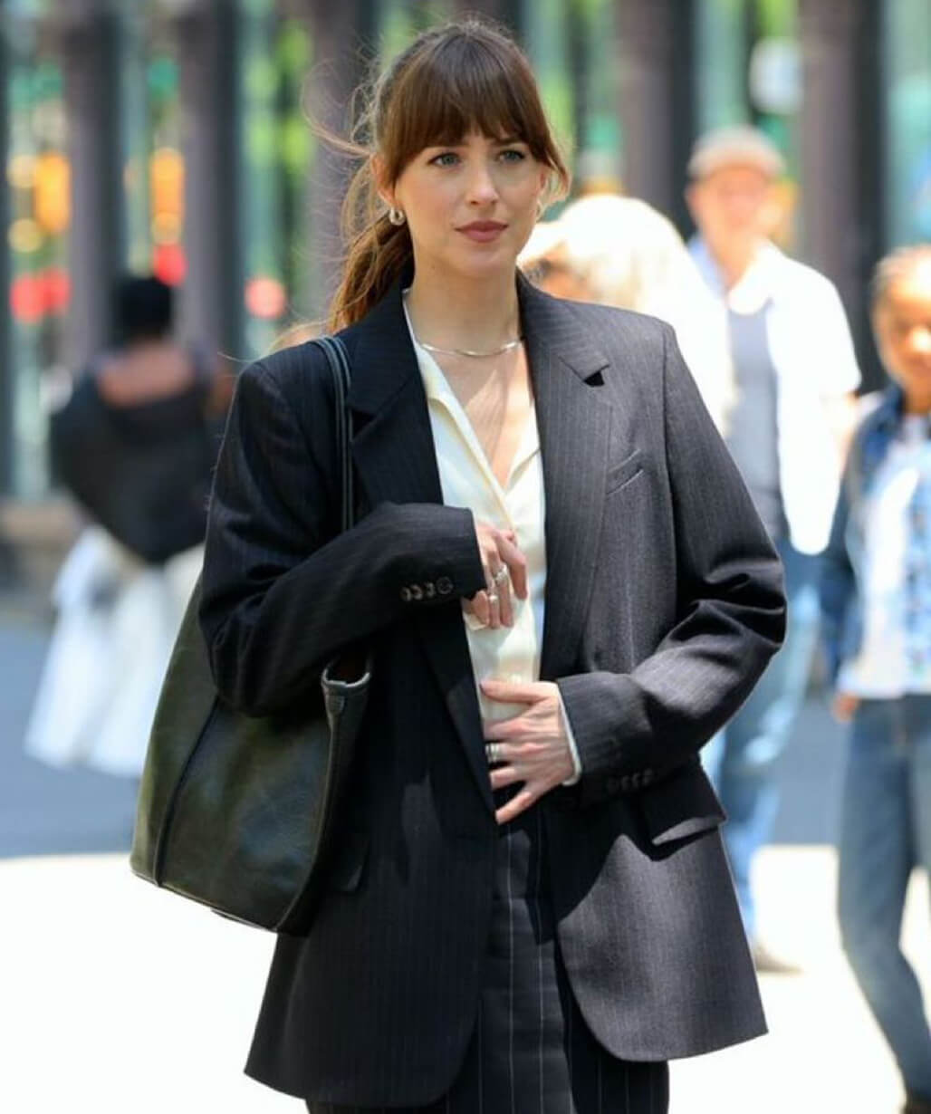 Dakota Johnson Materialists 2025 Lucy Black Blazer