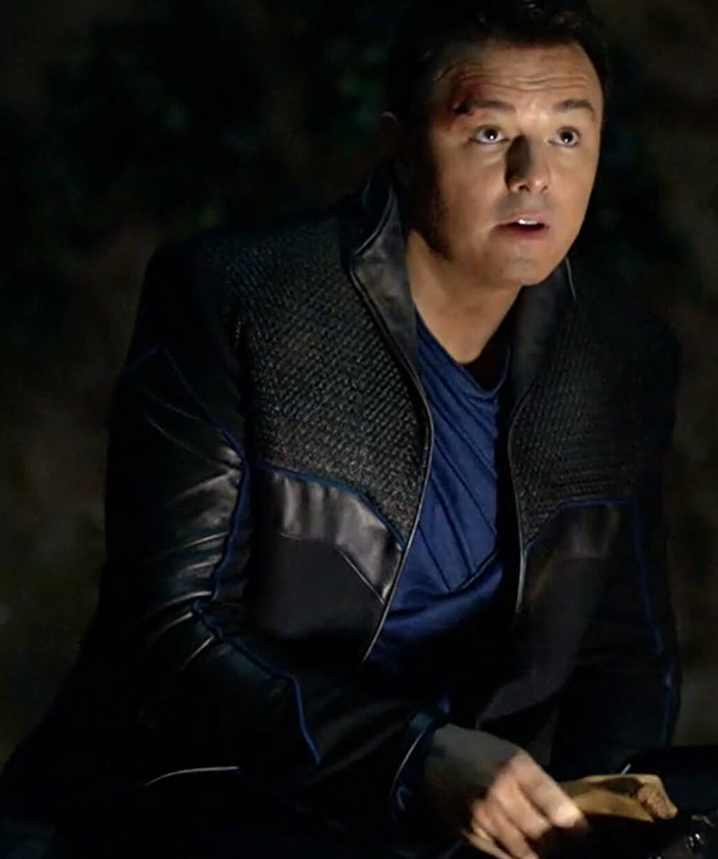 Ed Mercer The Orville Black Leather Jacket