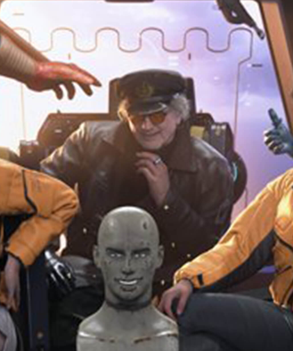 George Miller Death Stranding 2 Tarman Black Leather Coat