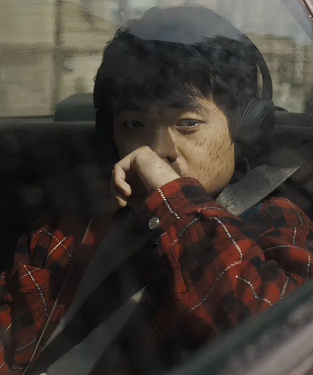 Ben Wang Karate Kid Legends 2025 Li Fong Plaid Jacket - USA Leather Factory