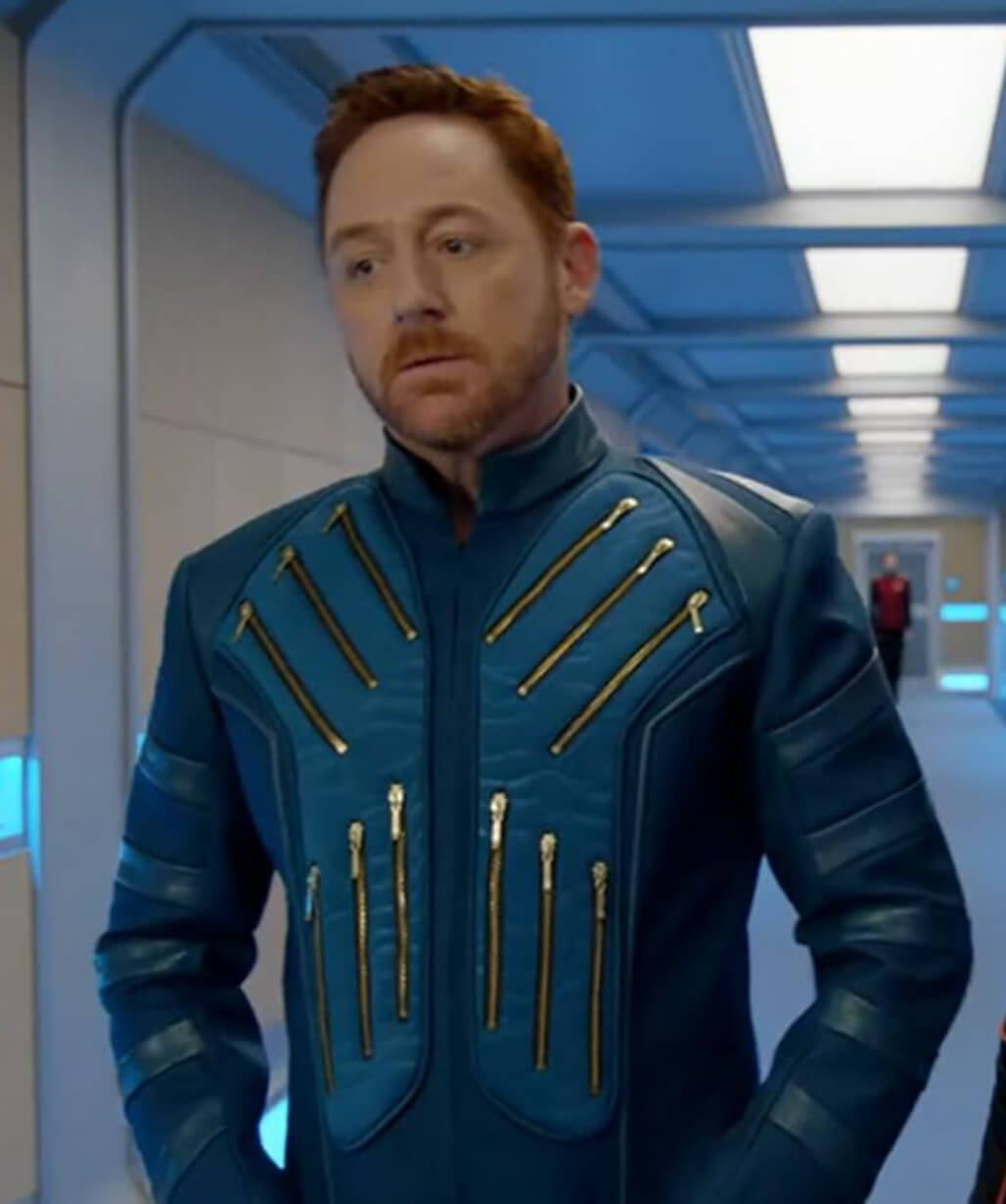 Lt. Gordon Malloy The Orville Leather Jacket