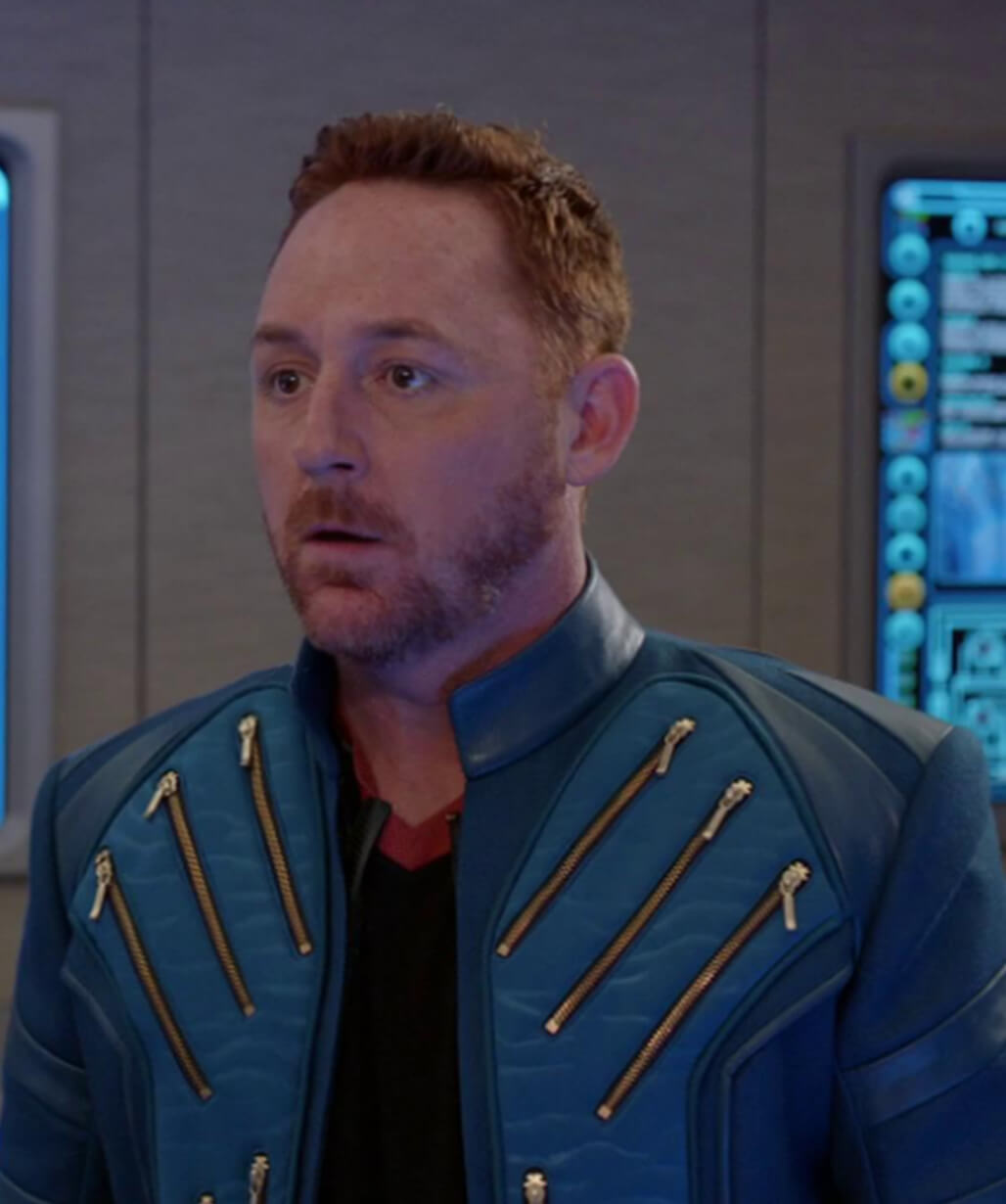 Lt. Gordon Malloy The Orville Leather Jacket
