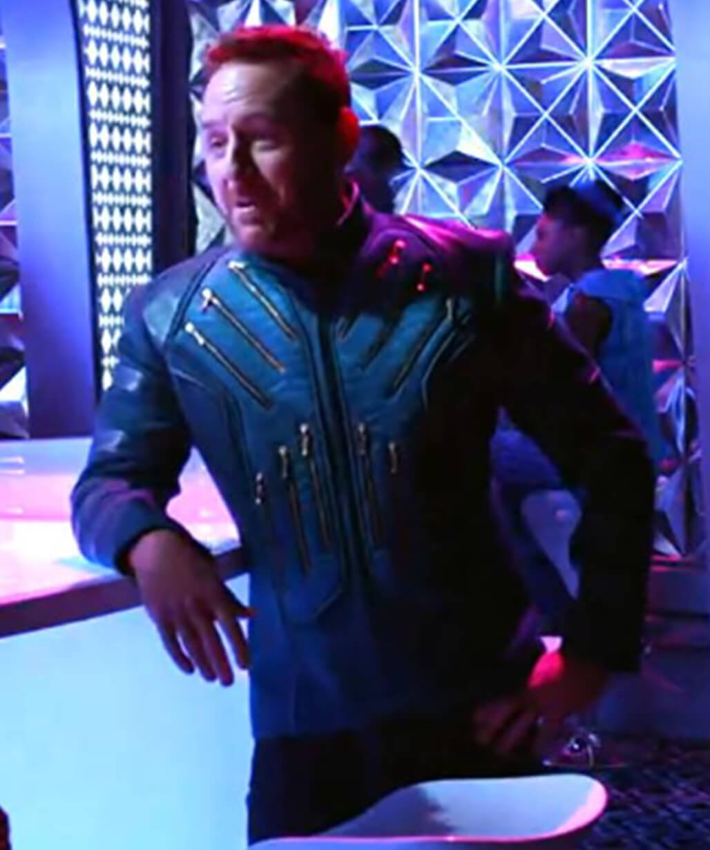 Lt. Gordon Malloy The Orville Leather Jacket