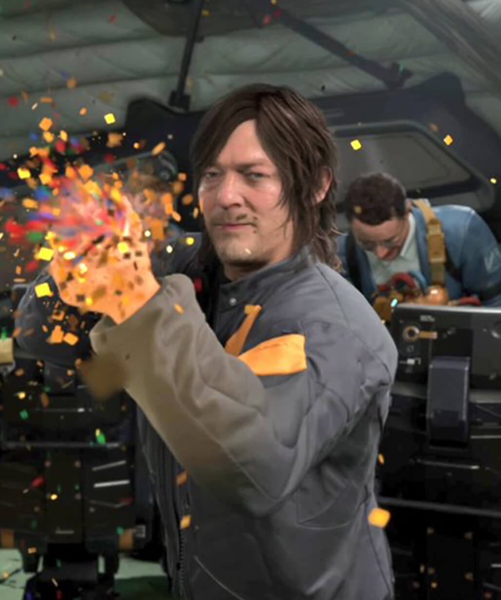 Norman Reedus Death Stranding 2 Black Jacket