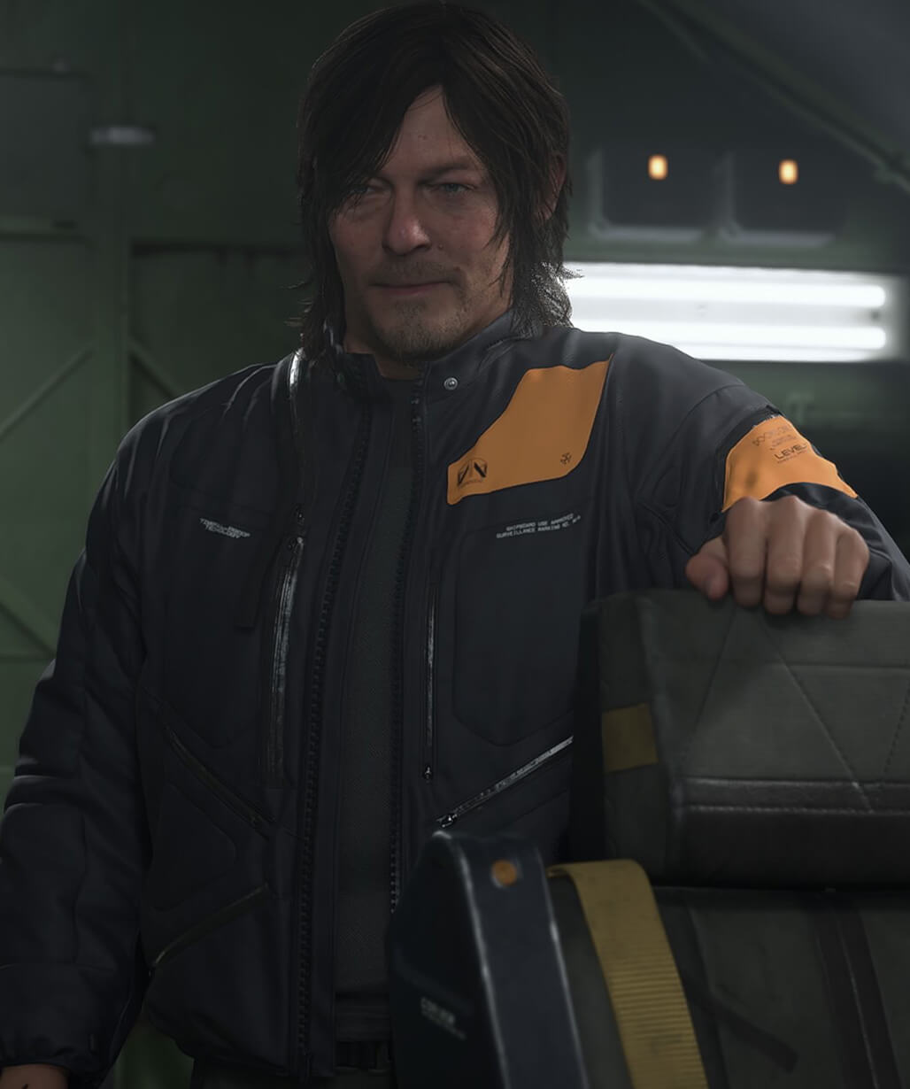 Norman Reedus Death Stranding 2 Black Jacket