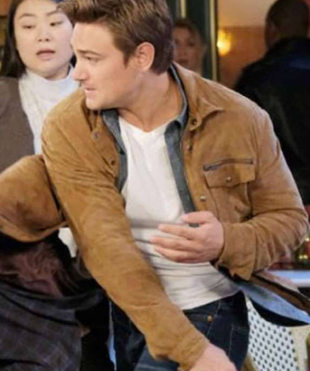 Carson Boatman Days of Our Lives Brown Suede Jacket
