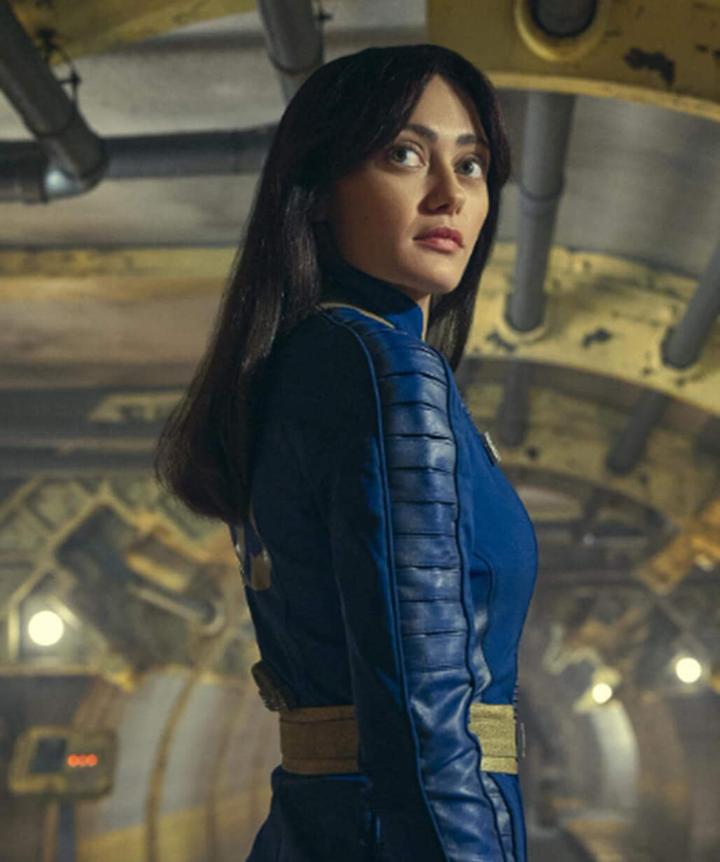 Ella Purnell Fallout S02 Lucy Leather Jacket - USA Leather Factory