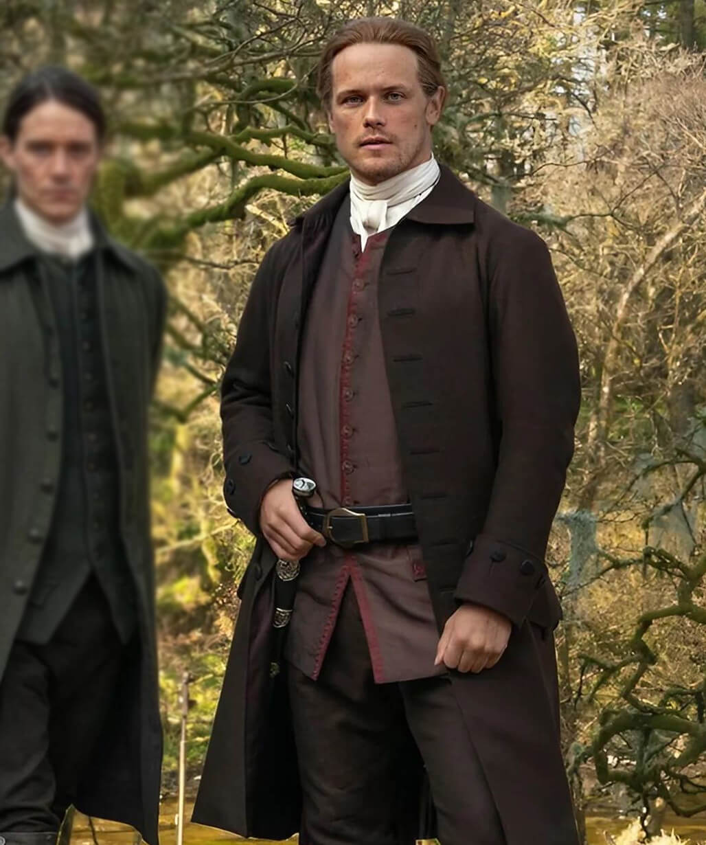Jamie Fraser Outlander S05 Brown Long Coat