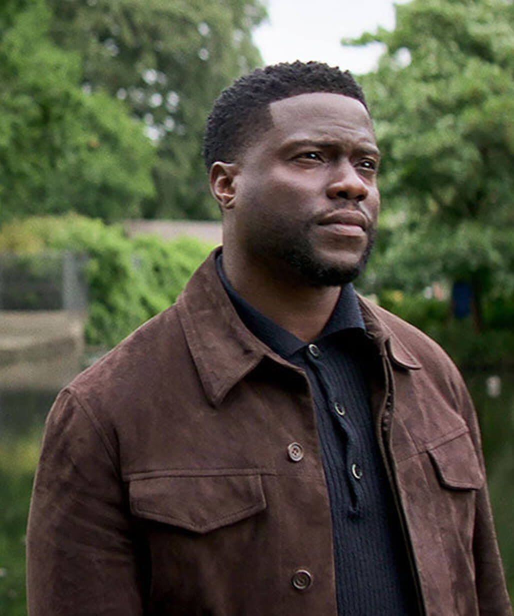 Kevin Hart Lift 2024 Cyrus Suede Jacket - USA Leather Factory