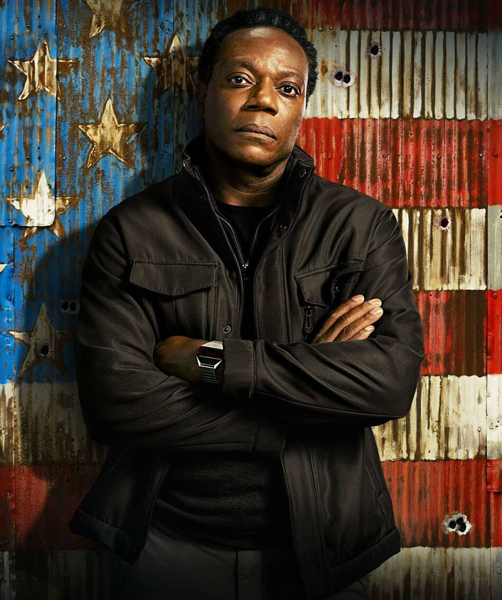 Peacemaker S01 Clemson Murn Black Jacket - USA Leather Factory
