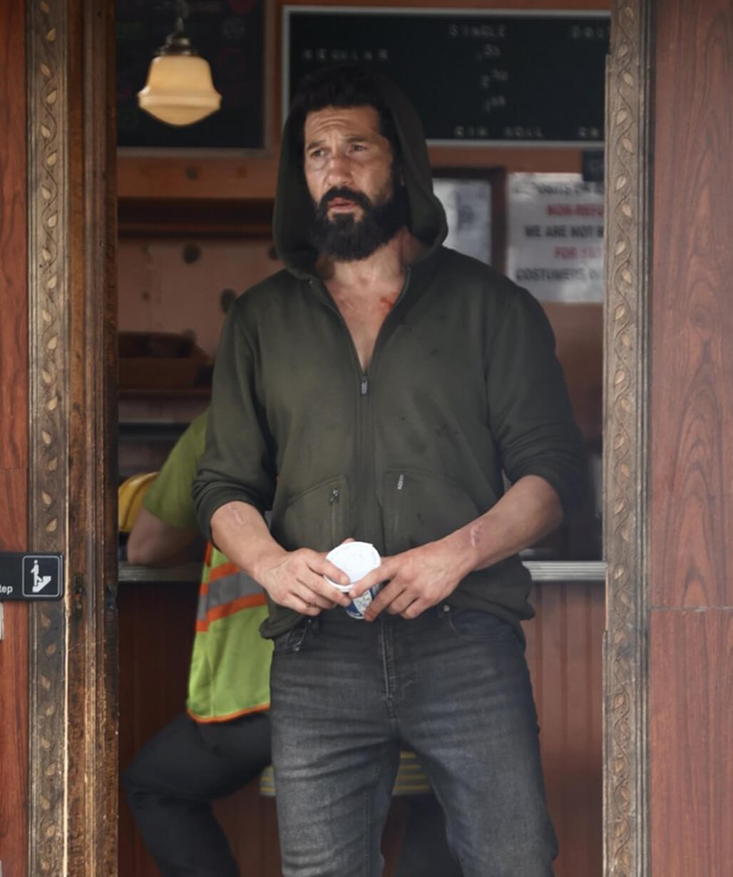 The Punisher Special Presentation 2026 Jon Bernthal Green Hoodie - USA Leather Factory