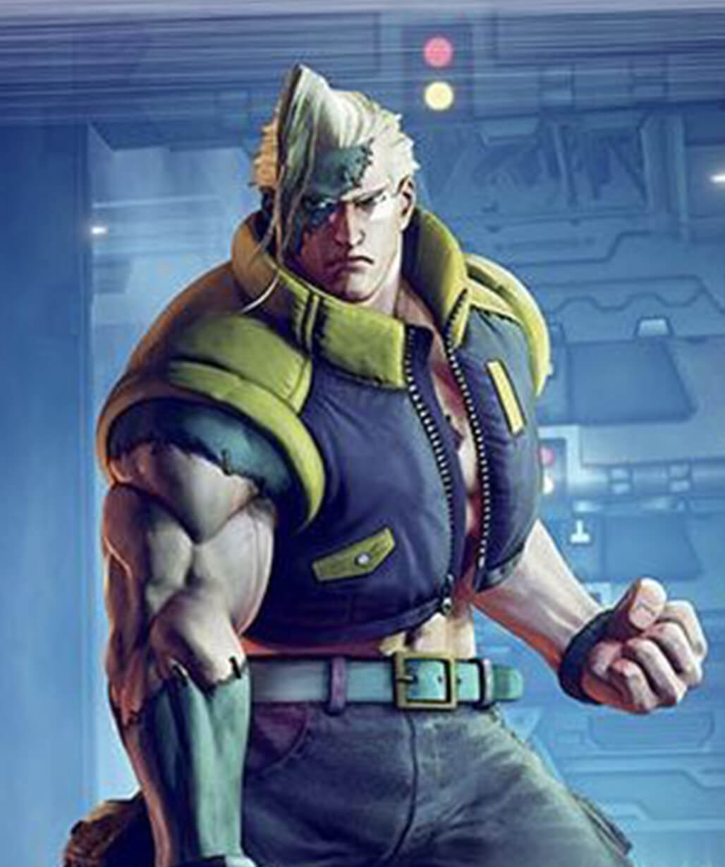 Charlie Nash Street Fighter 6 Parachute Vest - USA Leather Factory