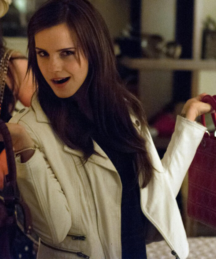 Emma Watson The Bling Ring Leather Jacket - USA Leather Factory