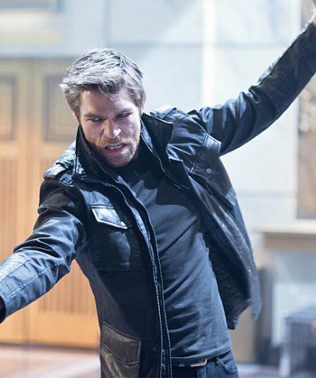 Mark Mardon The Flash Black Leather Jacket - USA Leather Factory