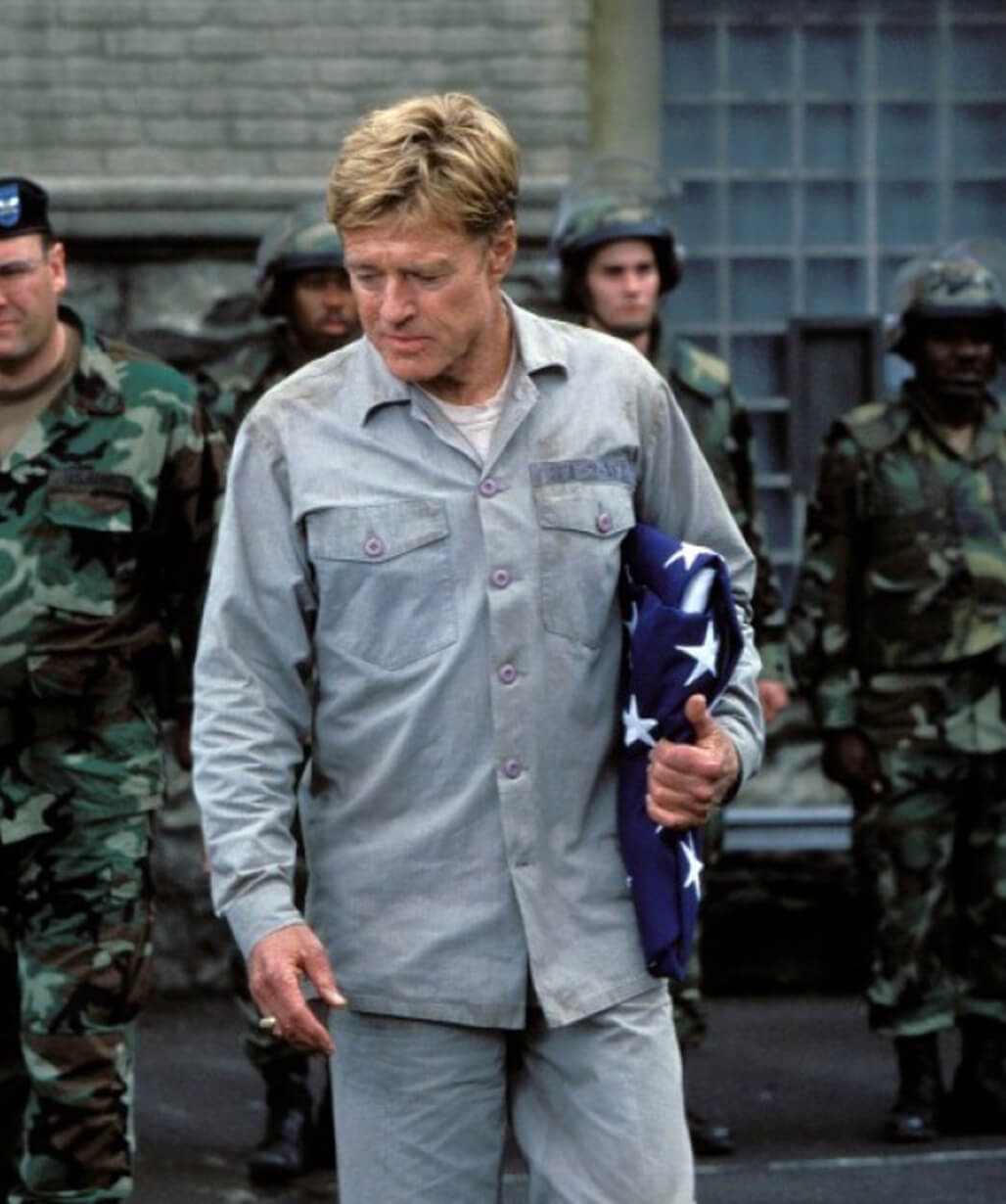 Robert Redford The Last Castle Eugene Irwin Grey Jacket - USA Leather ...