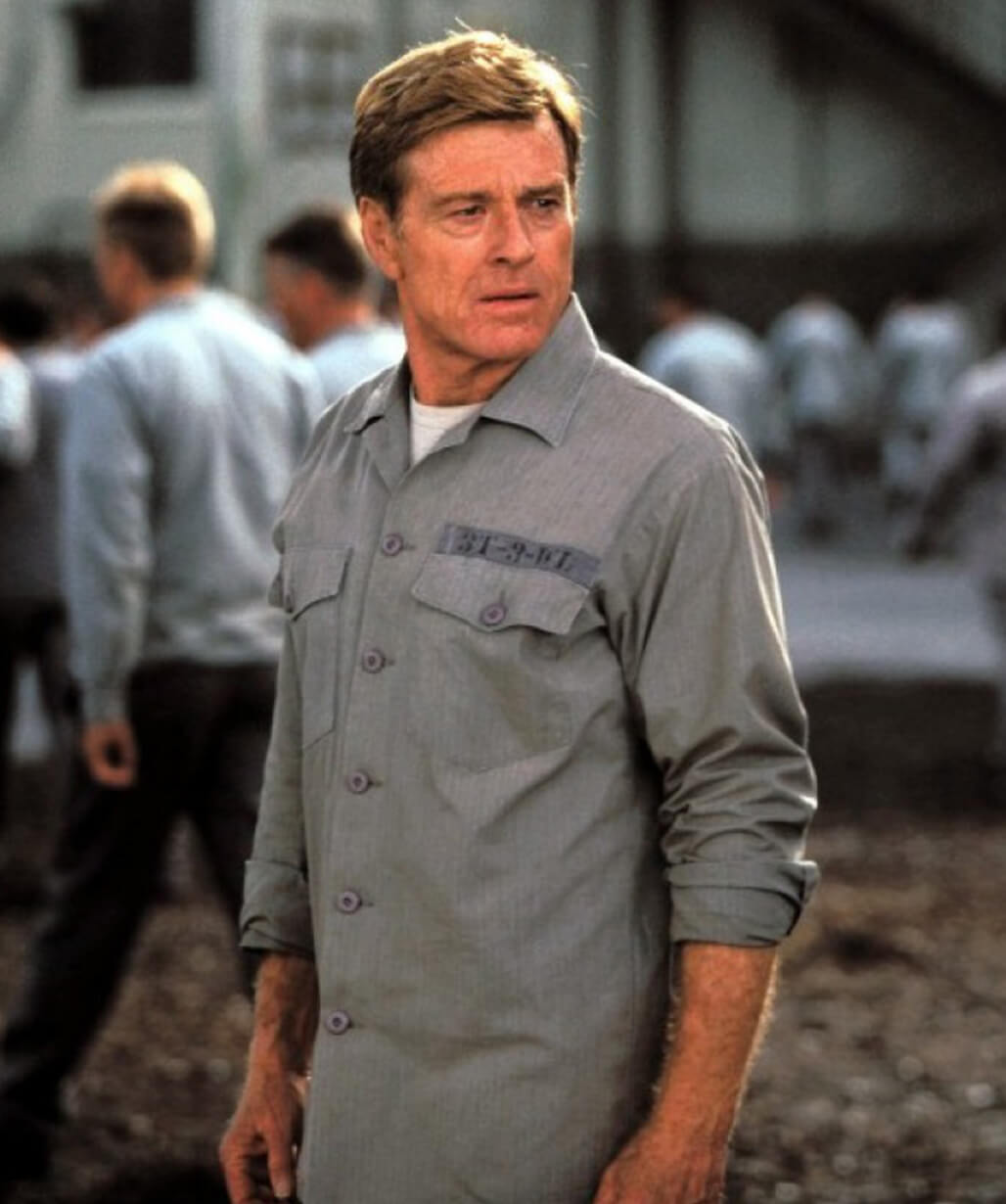 Robert Redford The Last Castle Eugene Irwin Grey Jacket - USA Leather ...