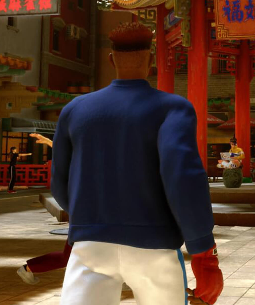 Street Fight 6 Character Blue Track Jacket