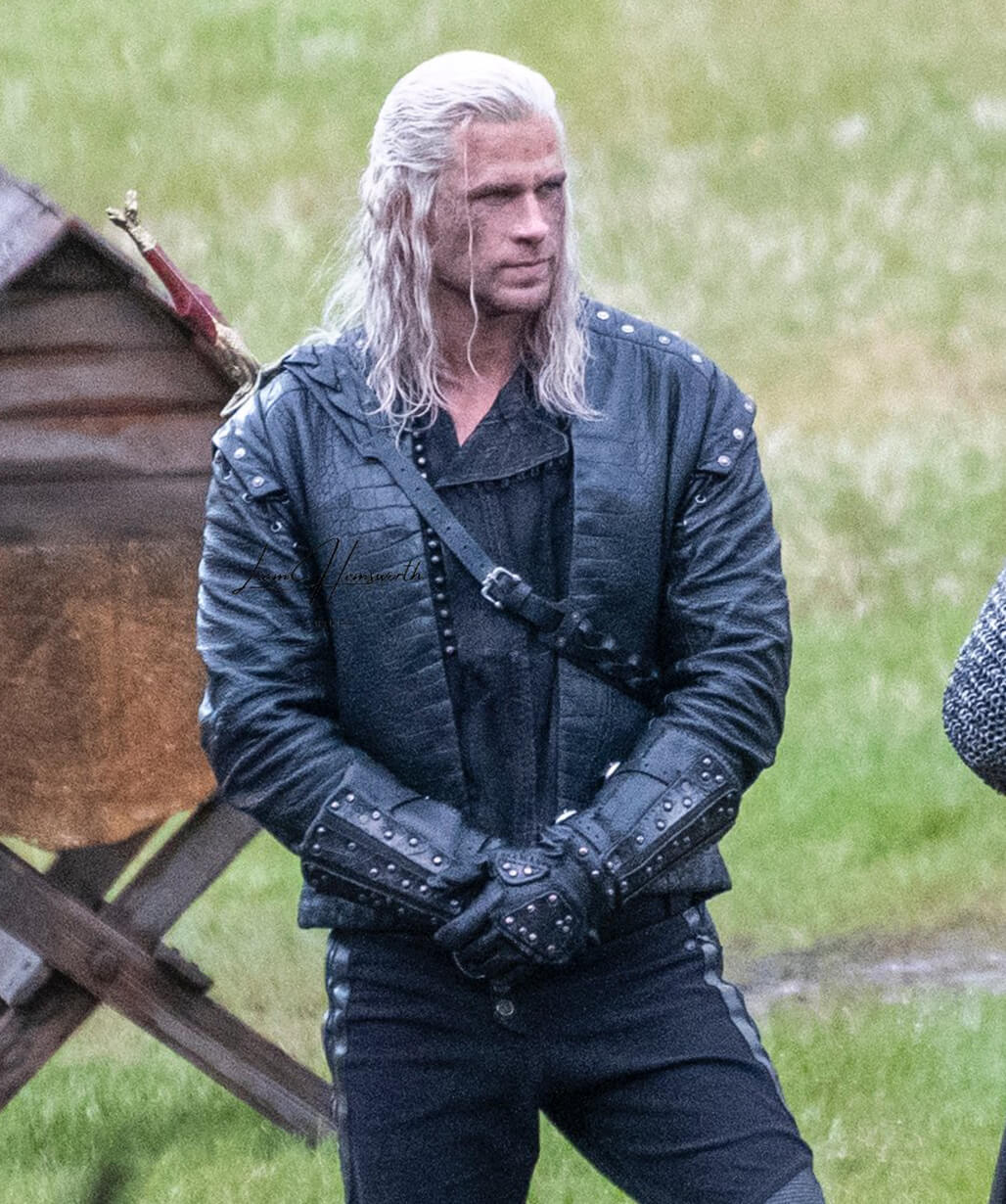The Witcher S4 Liam Hemsworth Black Leather Jacket - USA Leather Factory