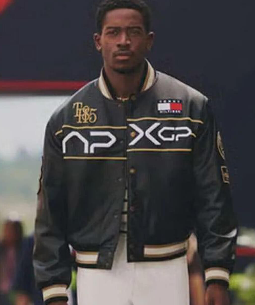 Damson Idris APXGP Varsity F1 Jacket - USA Leather Factory