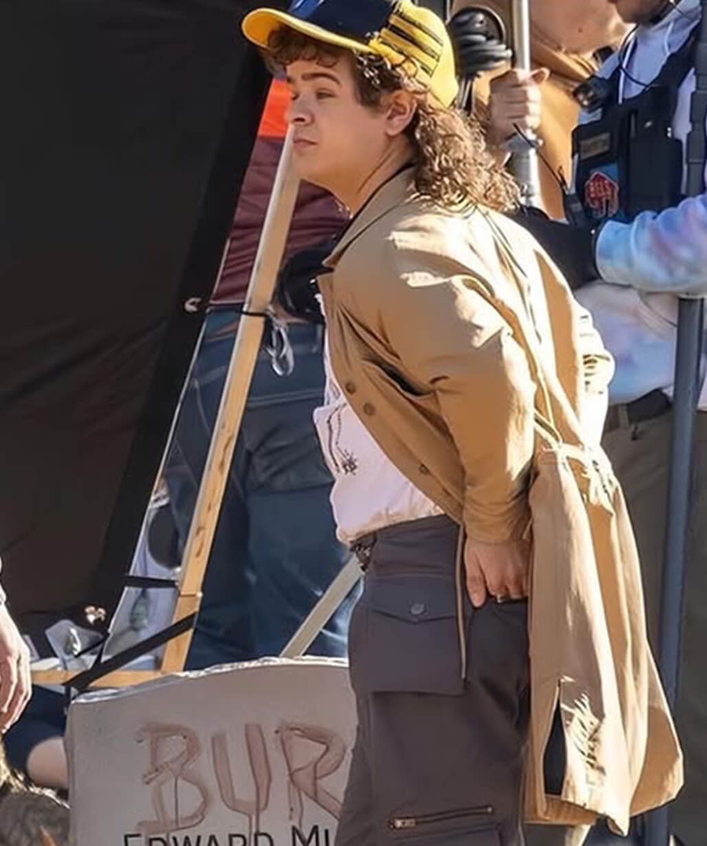 Dustin Henderson Stranger Things S05 Brown Cotton Coat - USA Leather ...