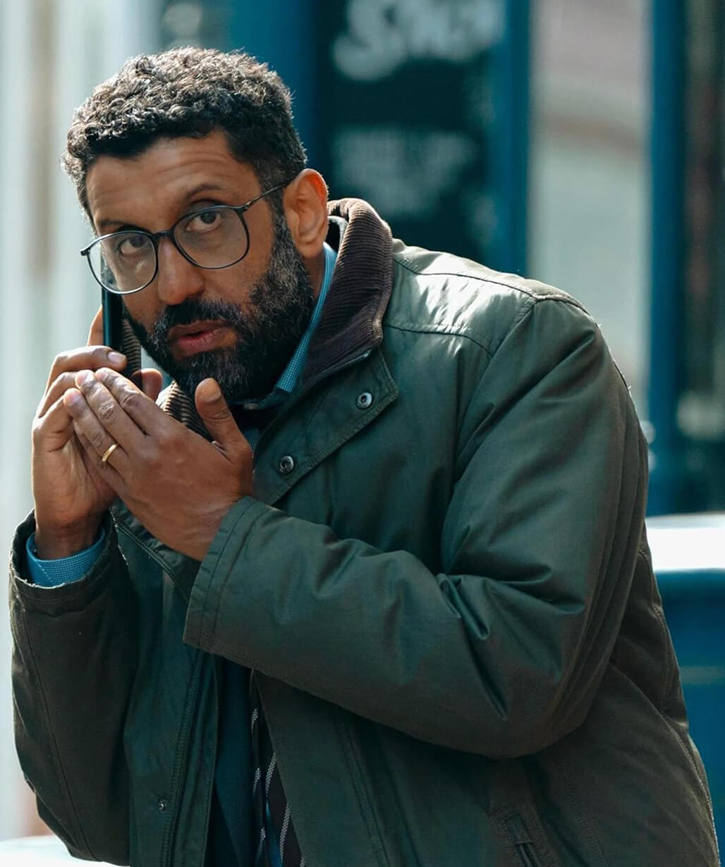Down Cemetery Road S01 Adeel Akhtar Cotton Green Jacket - USA Leather ...