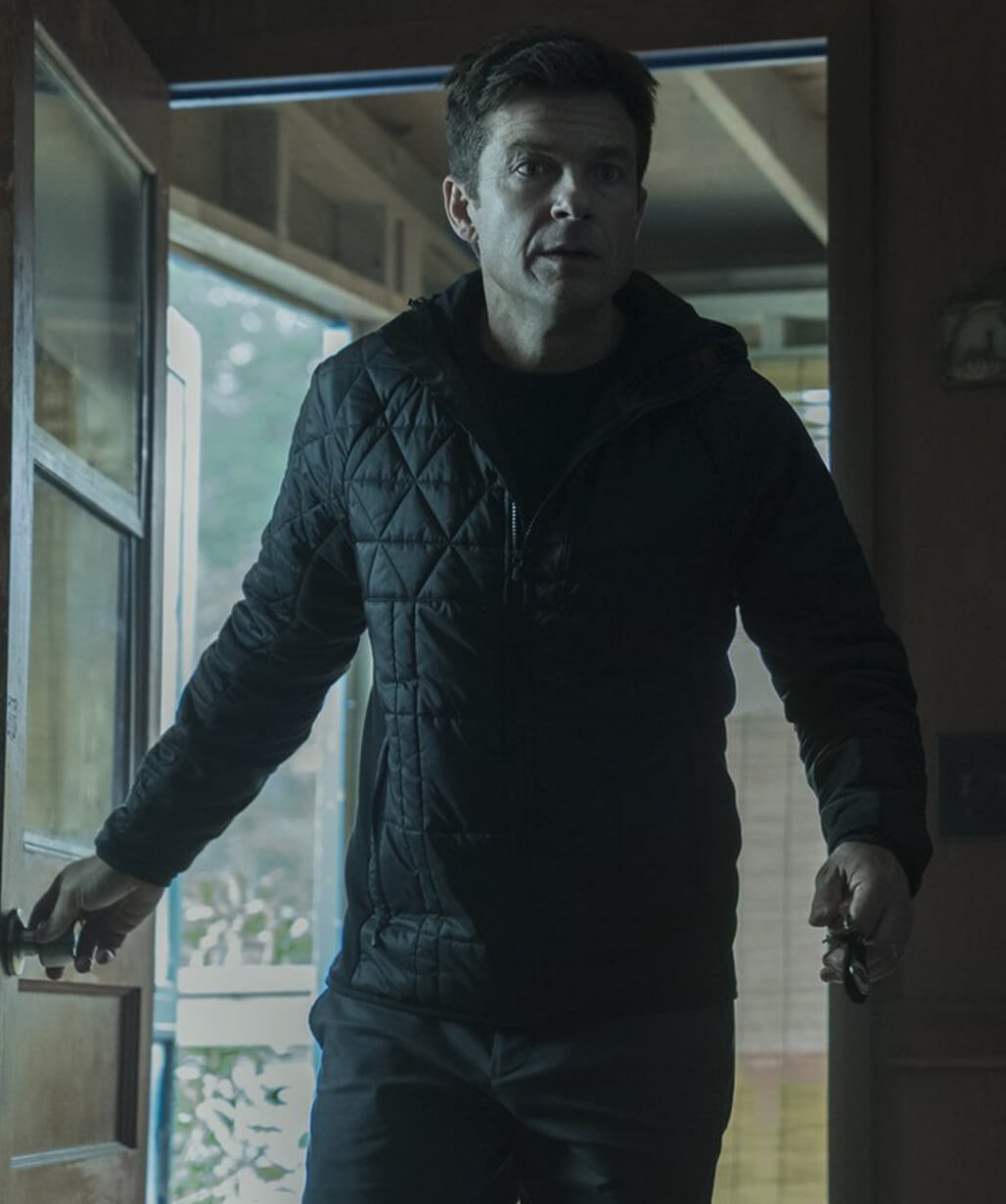 Ozark S01 Martin Byrde Black Quilted Jacket - USA Leather Factory