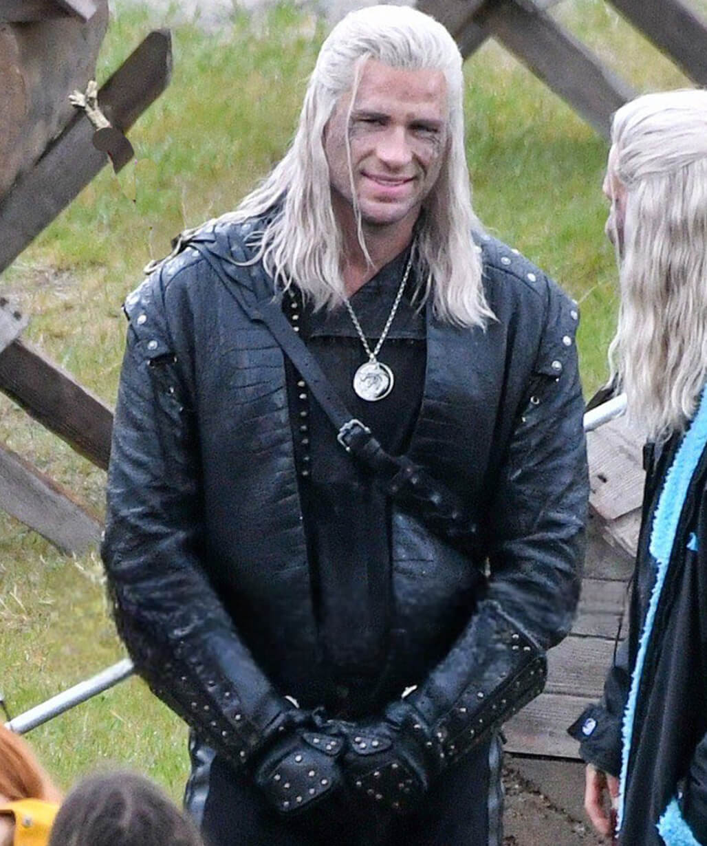 The Witcher S4 Liam Hemsworth Black Leather Jacket - USA Leather Factory