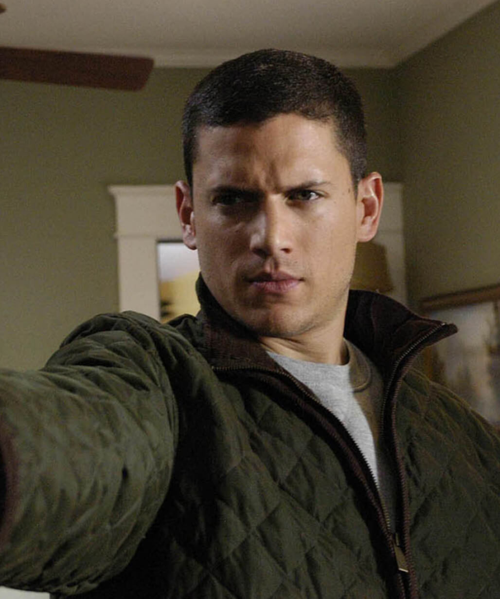 Wentworth Miller Prison Break S02 Grey Quilted Jacket - USA Leather Factory