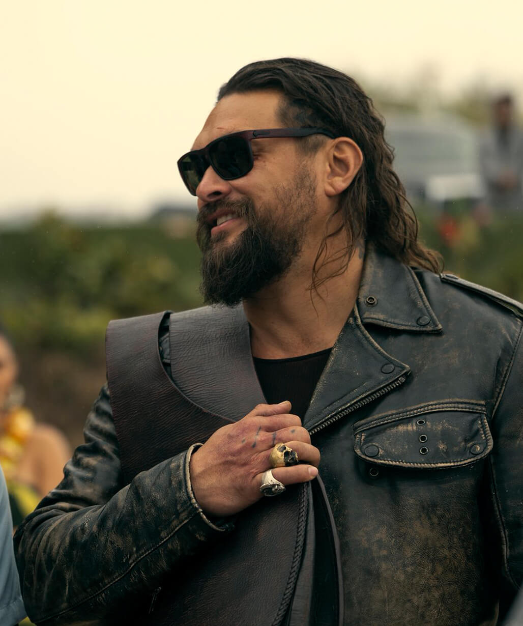 The Wrecking Crew 2026 Jason Momoa Distressed Leather Jacket - USA ...