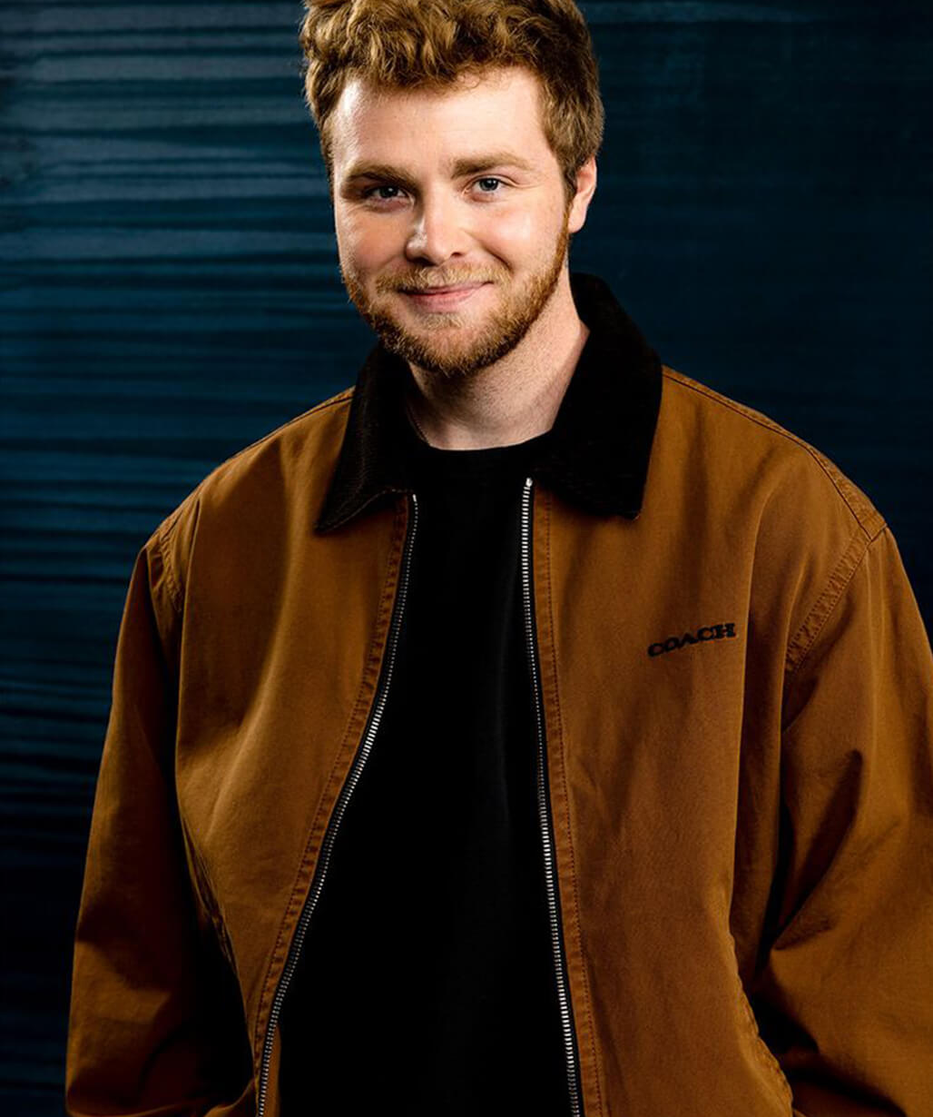 Alex Warren Cotton Brown Jacket - USA Leather Factory