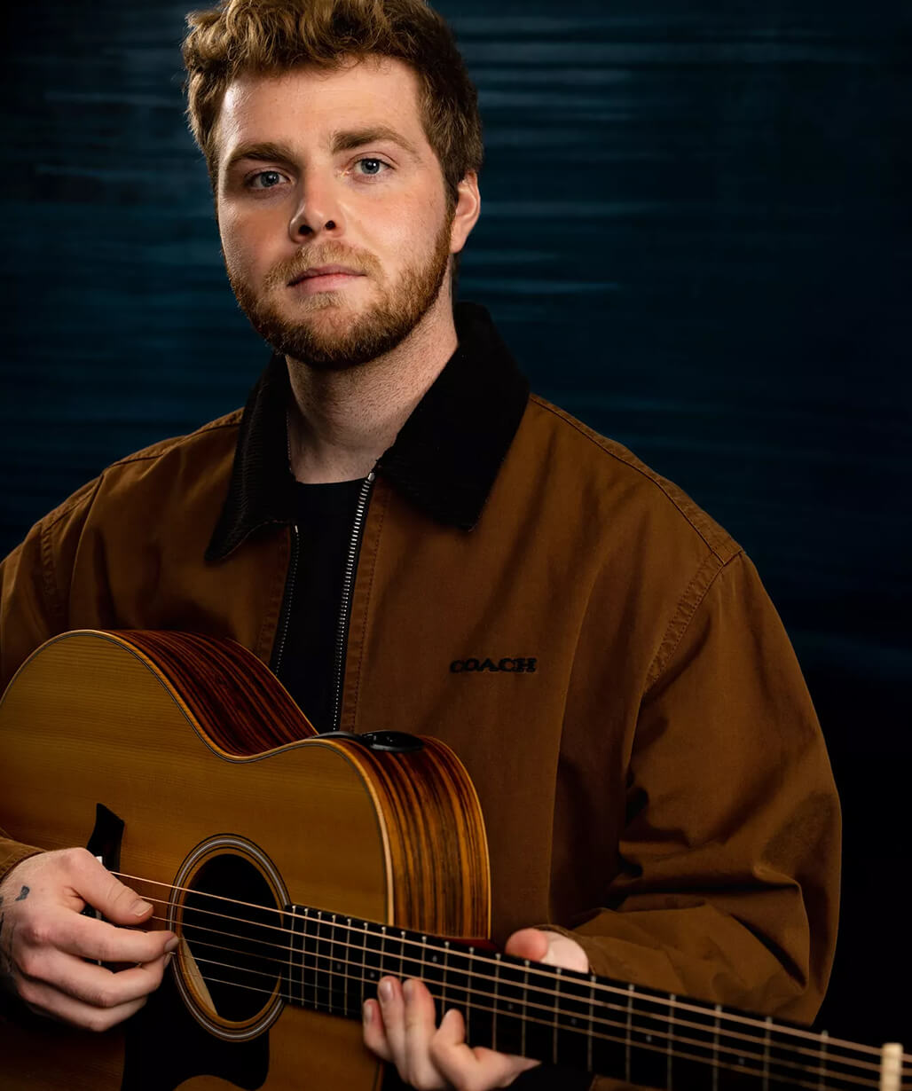 Alex Warren Cotton Brown Jacket - USA Leather Factory