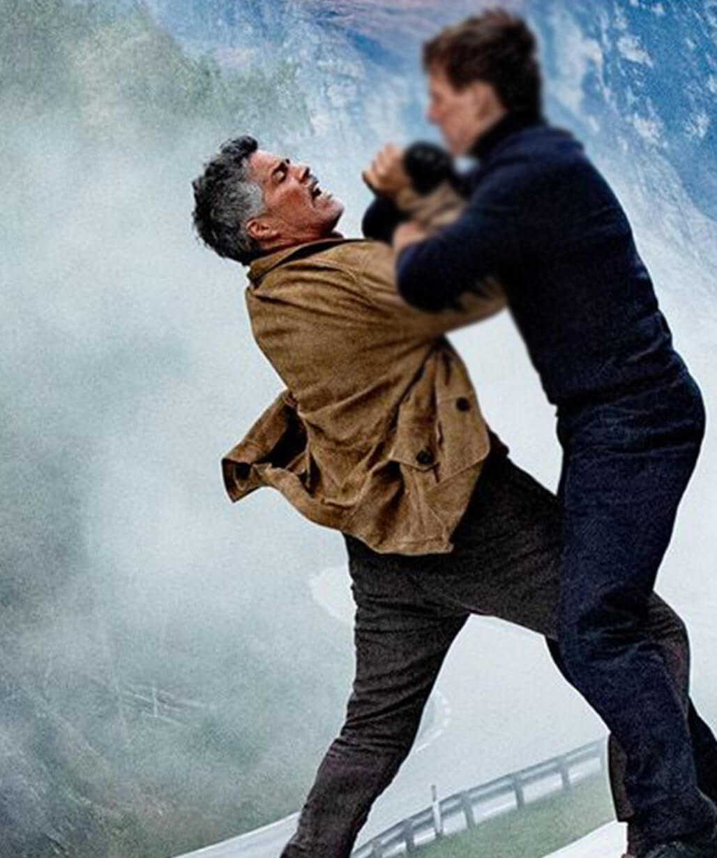 Esai Morales Mission Impossible 7 Brown Suede Leather Jacket - USA ...