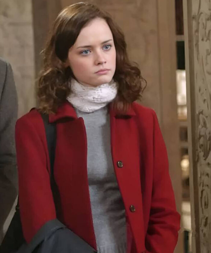 Gilmore Girls S05 Rory Gilmore Red Coat - USA Leather Factory